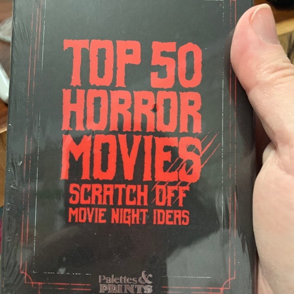 Vintage | Other | Date Night Ideas Scary Movie Scratch Off Game Cards ...